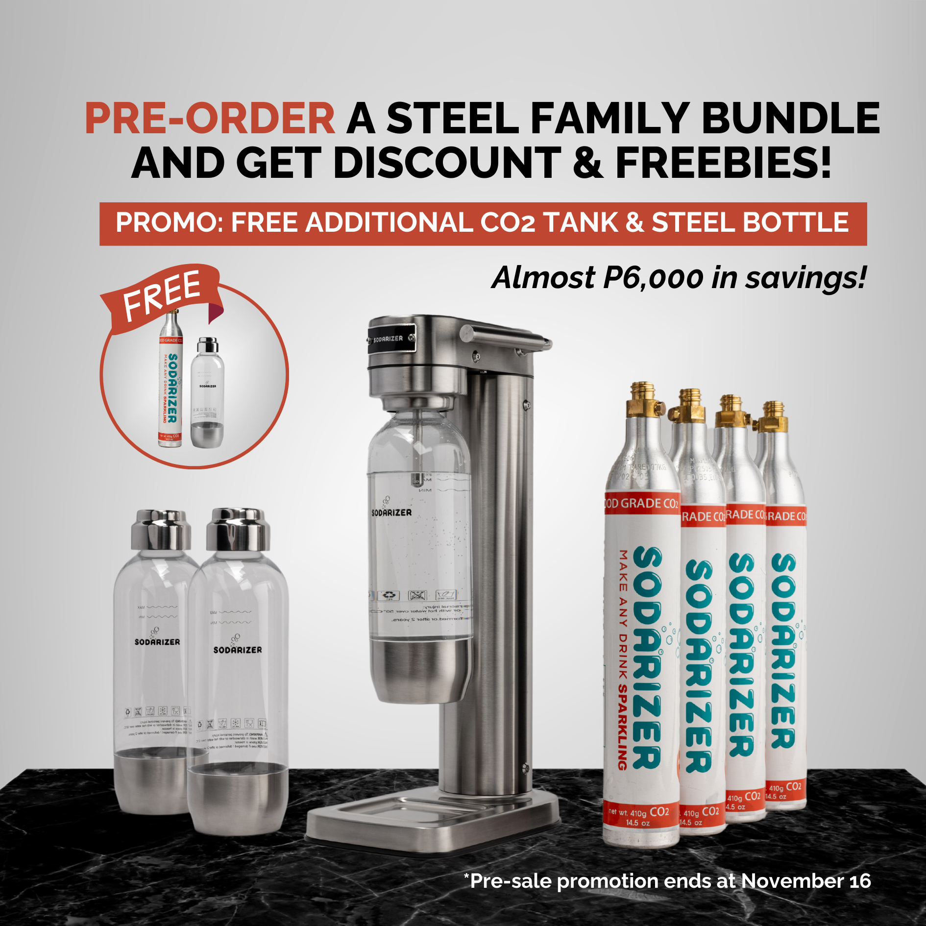 Sodarizer Soda Makers: SPARK and STEEL – Sodarizer Ventures Inc